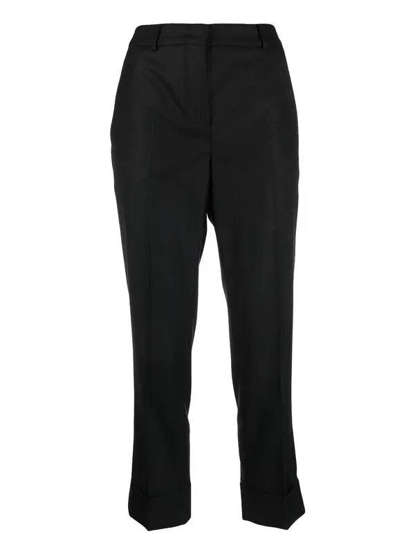 Incotex Slim-cut Tailored Trousers - Black