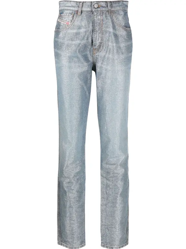 DIESEL® High-rise Slim-fit Jeans - Blue