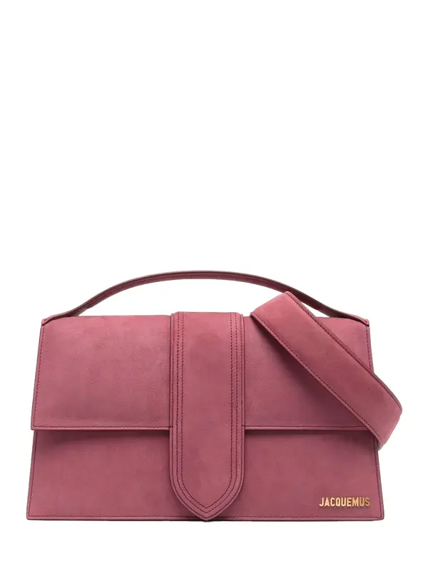 Jacquemus Le Bambinou Leather Tote - Purple