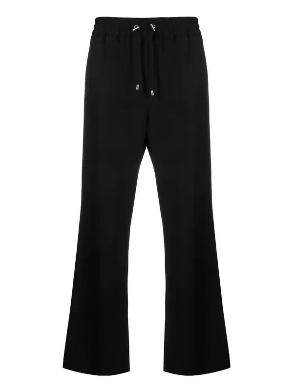 Balmain Wide-leg Trousers - Black