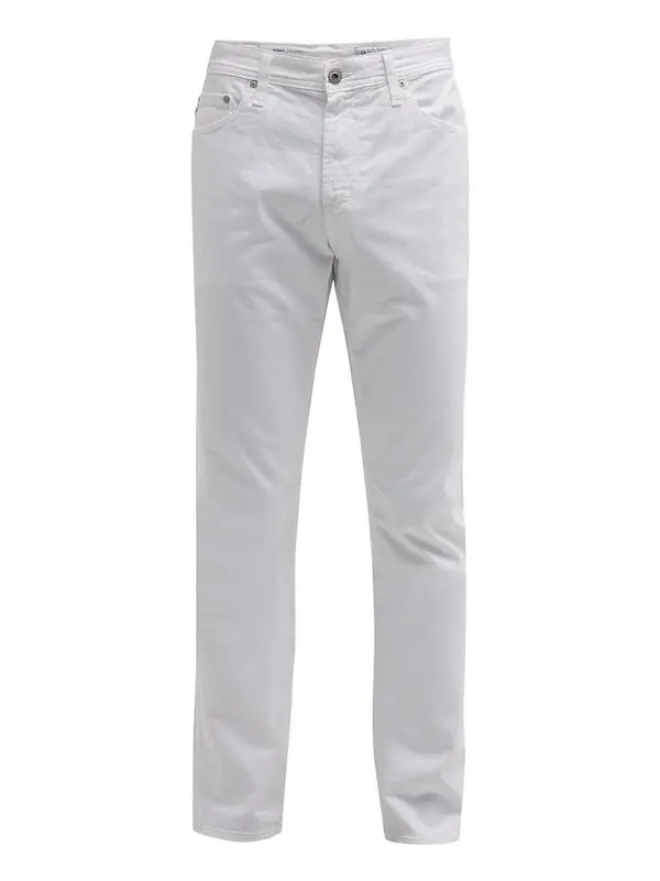 Ag Everett Slim-straight Twill Pants - White