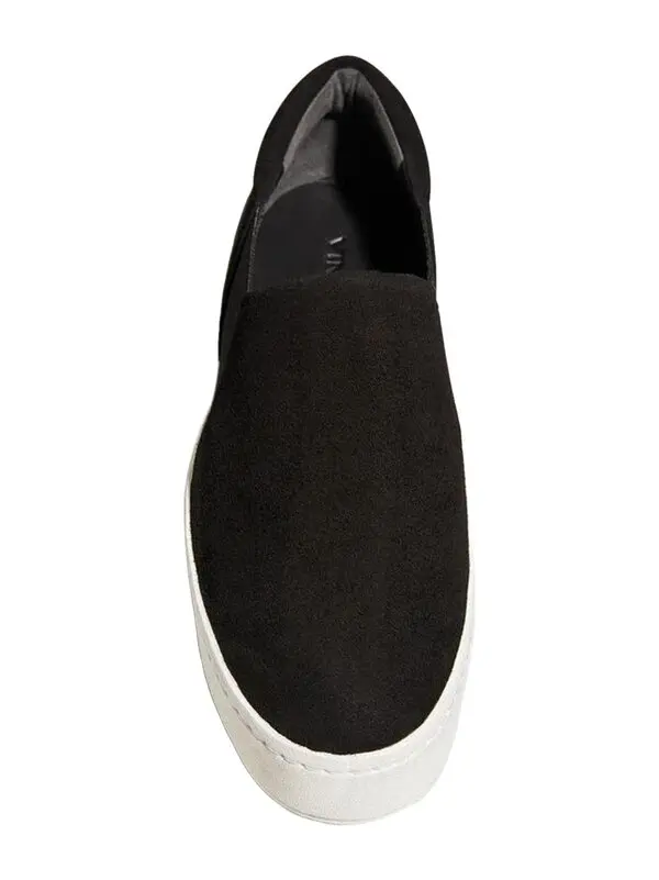 Vince Warren Suede Platform Sneakers - Black