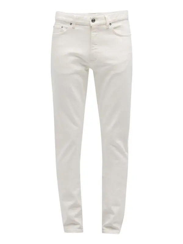 Zegna 5-pocket Denim Jeans - White Solid
