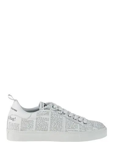 John Galliano Calfskin Sneakers - White