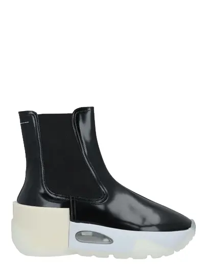 MAISON MARGIELA Ankle Boots In Soft Leather - Black