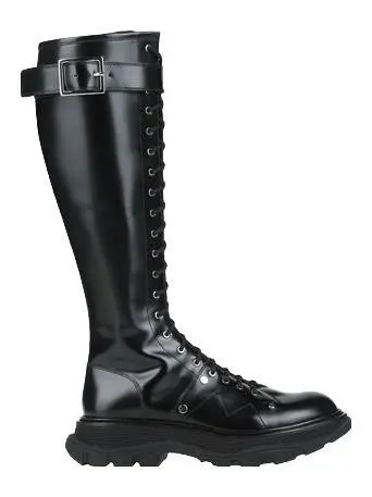 Alexander McQueen Leather Boots - Black