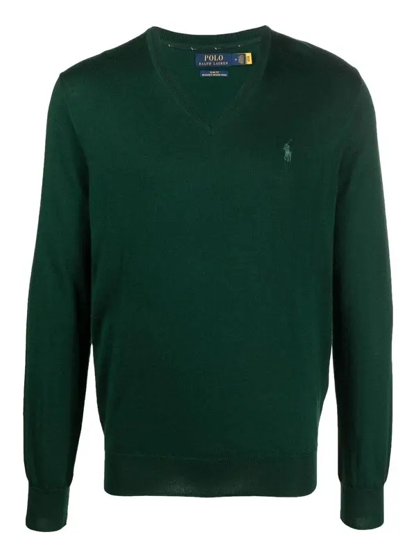 Polo Ralph Lauren V-neck Jumper - Green