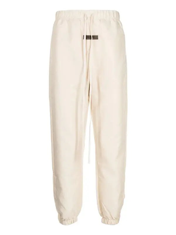 Fear Of God Logo-tag Drawstring Track Pants - Neutrals
