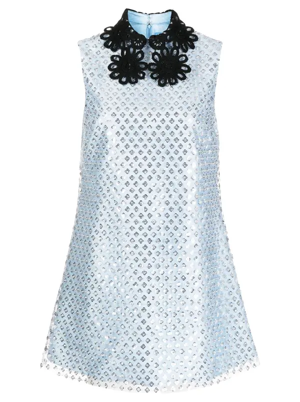 MACGRAW Repertoire Sequin-embellished Dress - Blue