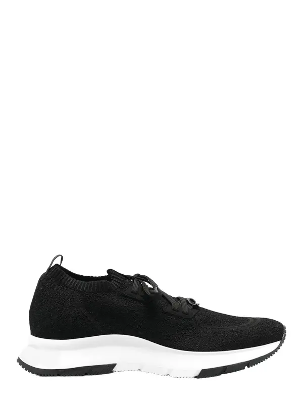 GIANVITO ROSSI Sock-style Low-top Sneakers - Black