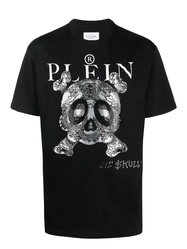 Philipp Plein Monsters Print Logo T-shirt - Black