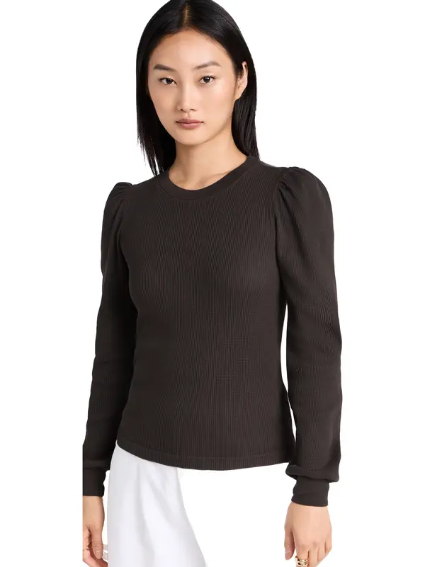AMO Girly Thermal Top - Espresso