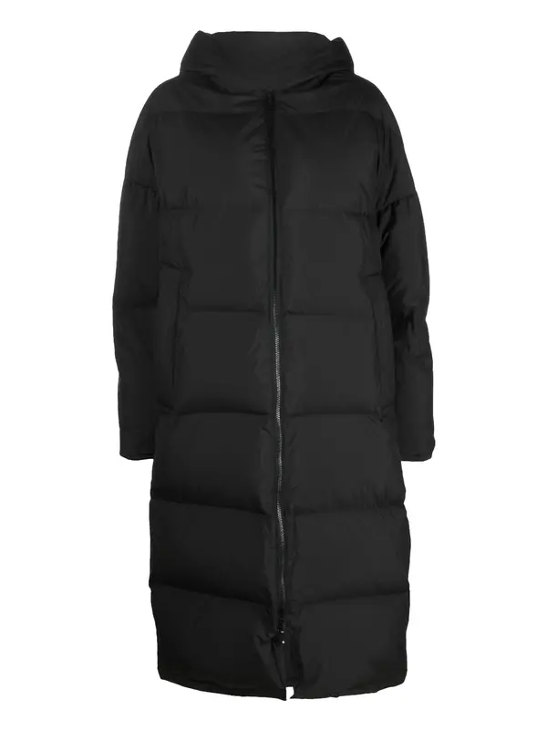 YVES SALOMON Reversible Hooded Down Parka - Black