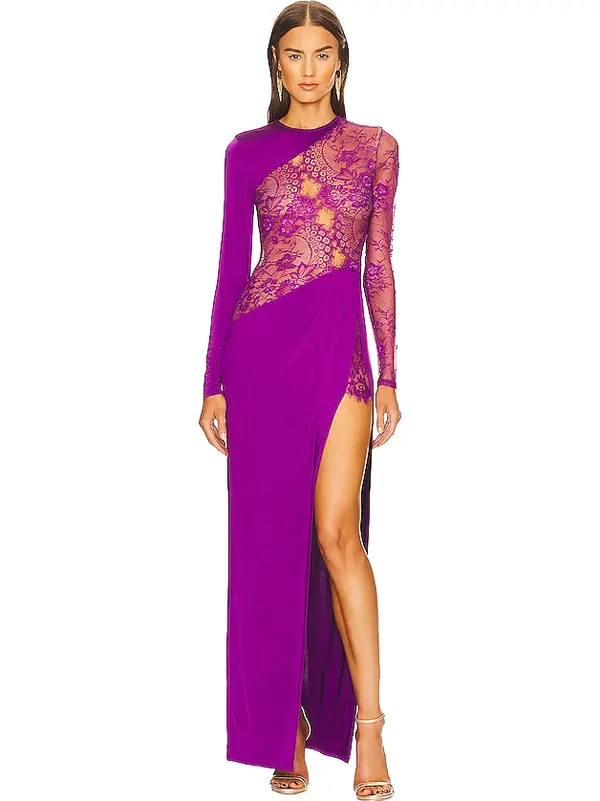 MICHAEL COSTELLO X Hillary Gown - Purple