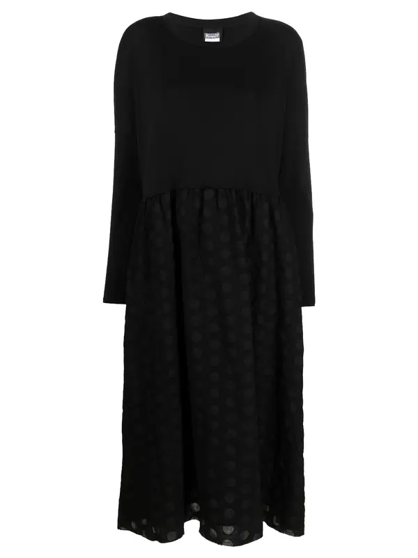 Kristensen Du Nord Woollen Shift Dress - Black