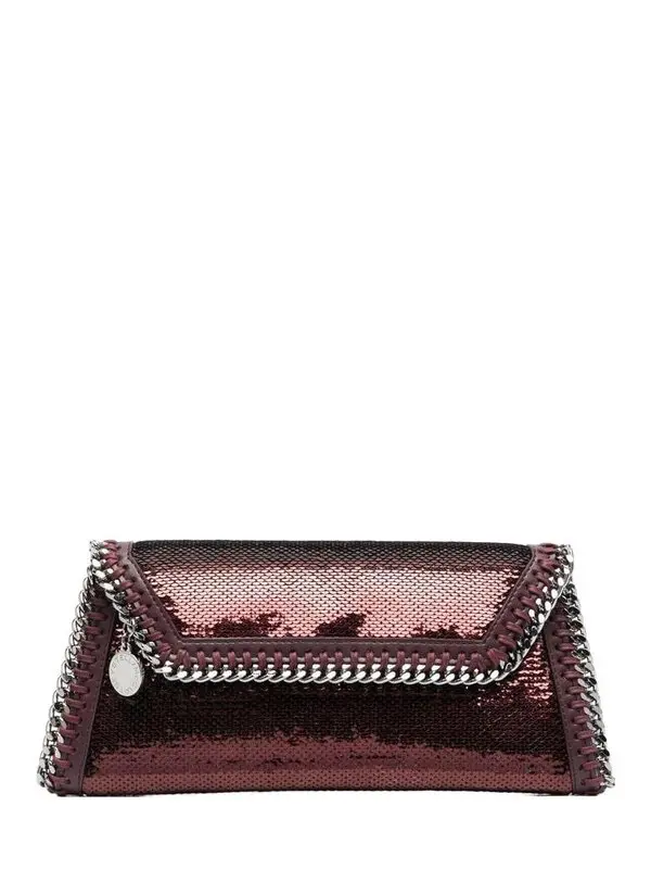 Stella McCartney Sequin-embellished Clutch - Red