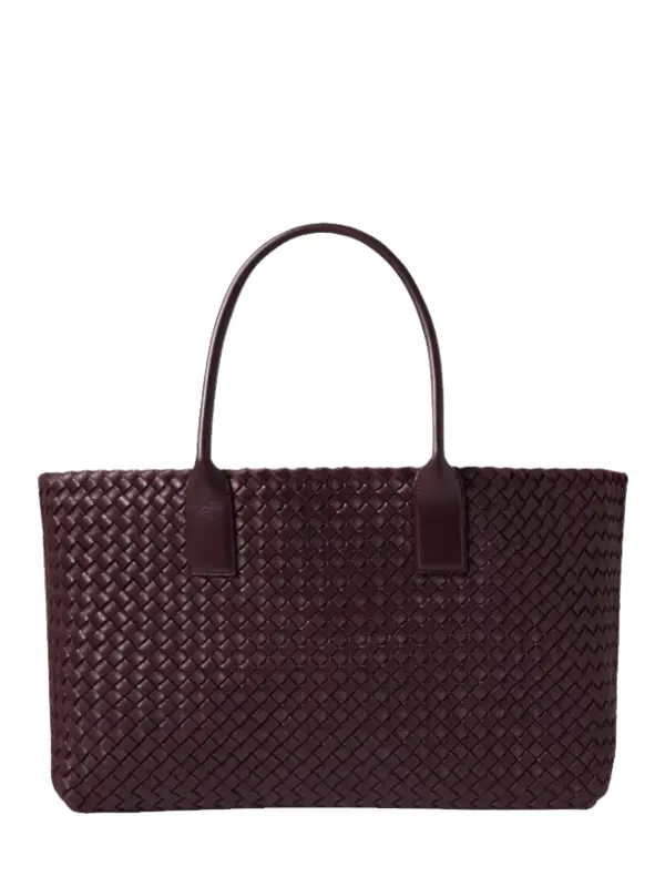 bottega veneta - Bottega Veneta Cabat Intrecciato Leather Tote