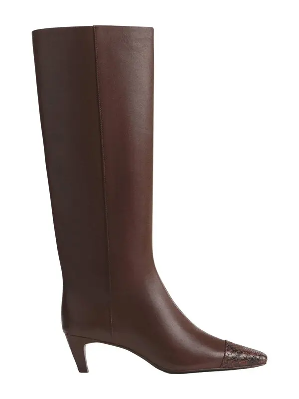 REFORMATION Remy Knee Boot - Brown