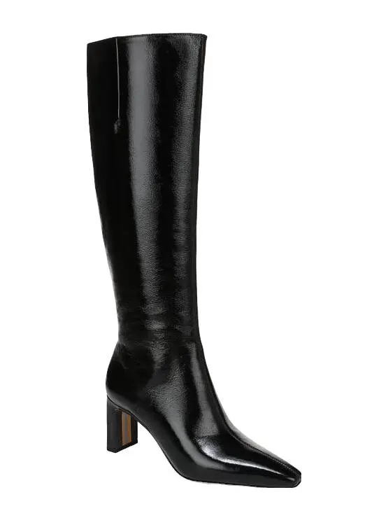 Sam Edelman Sylvia Knee High Boots - Black Leather 2