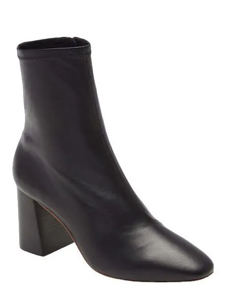 LOEFFLER RANDALL Elise Stretch Leather Bootie - Black