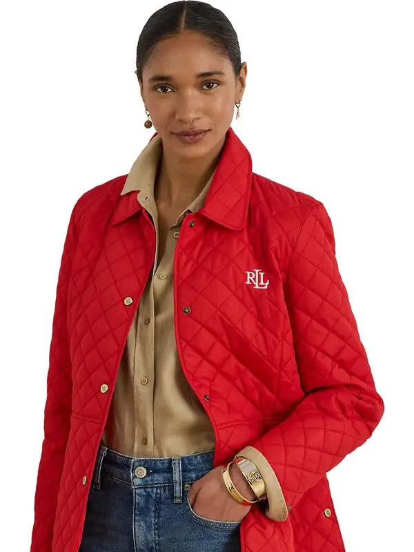Ralph Lauren Diamond-quilted Jacket - Red