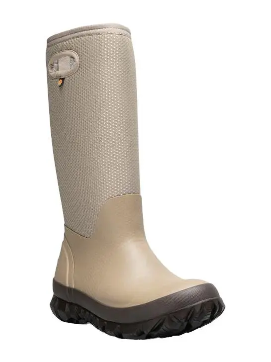 Bogs Whiteout Waterproof Boots - Taupe/dots