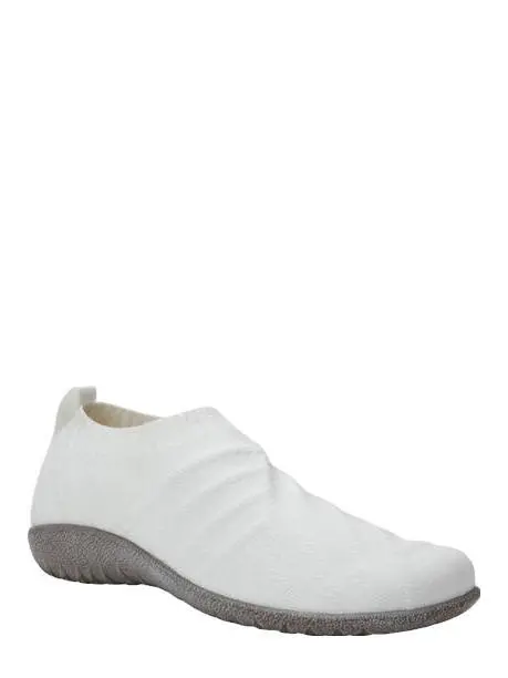 Naot Okahu Sneaker - White/silver Knit