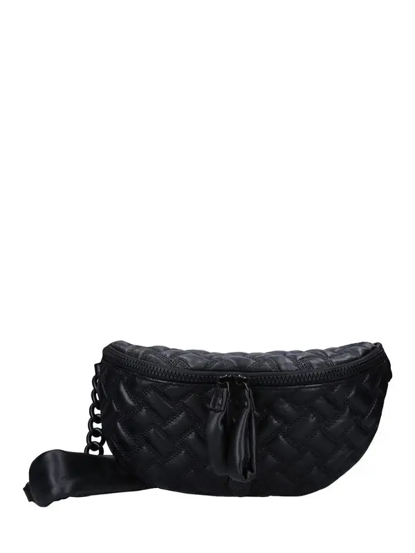 Kurt Geiger Kensington Drench Leather Belt Bag - Black