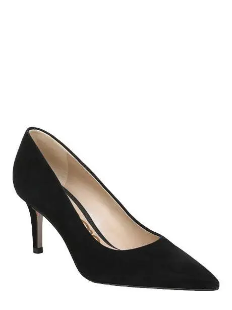 Sam Edelman Vienna Pointed Toe Pumps - Black Leather