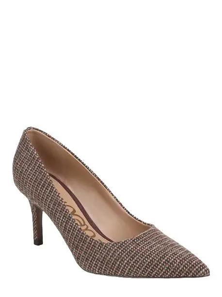 Sam Edelman Vienna Pointed Toe Pumps - Pecan Multi