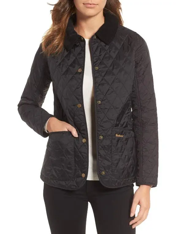 Barbour Annandale Diamond-quilted Jacket - Black