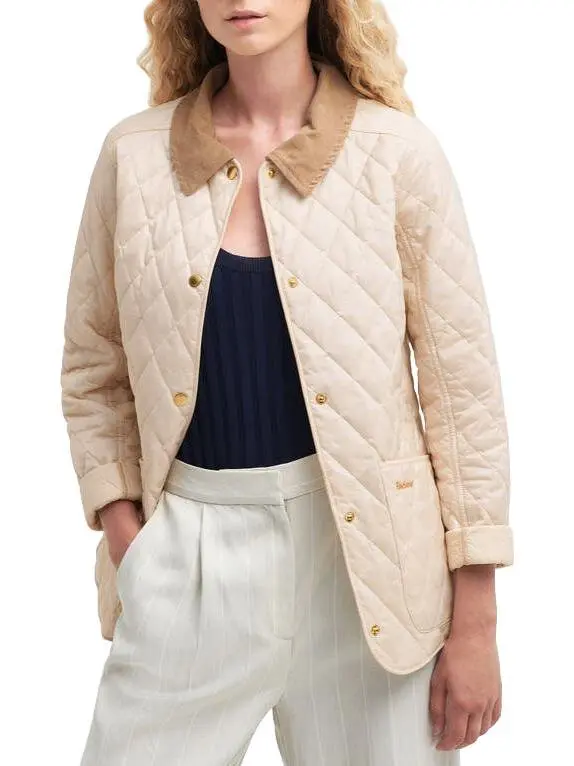 Barbour Annandale Diamond-quilted Jacket - Calico