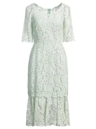 Dolce & Gabbana Midi Flared Dress - Green