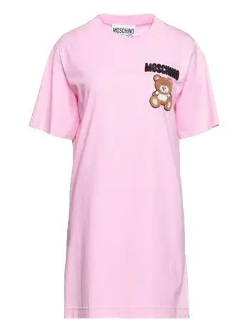 Moschino Cotton Jersey T-shirt Mini Dress - Pink