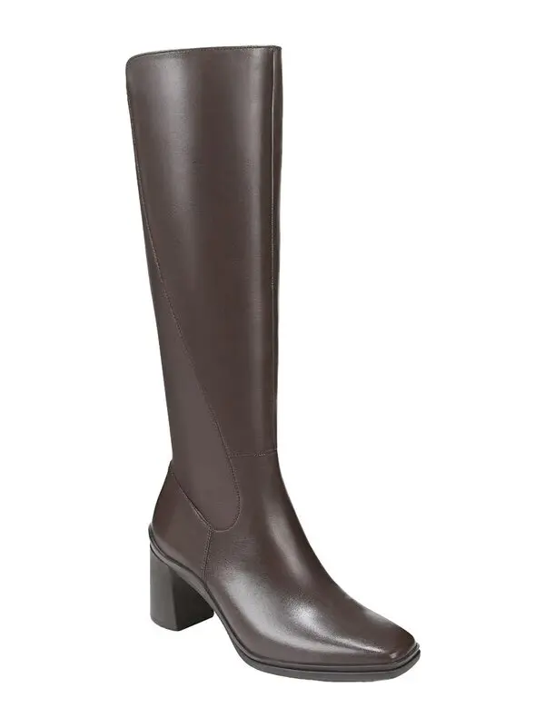 Naturalizer Axel Weatherproof Knee High Boot - Oxford Brown Wp Leather