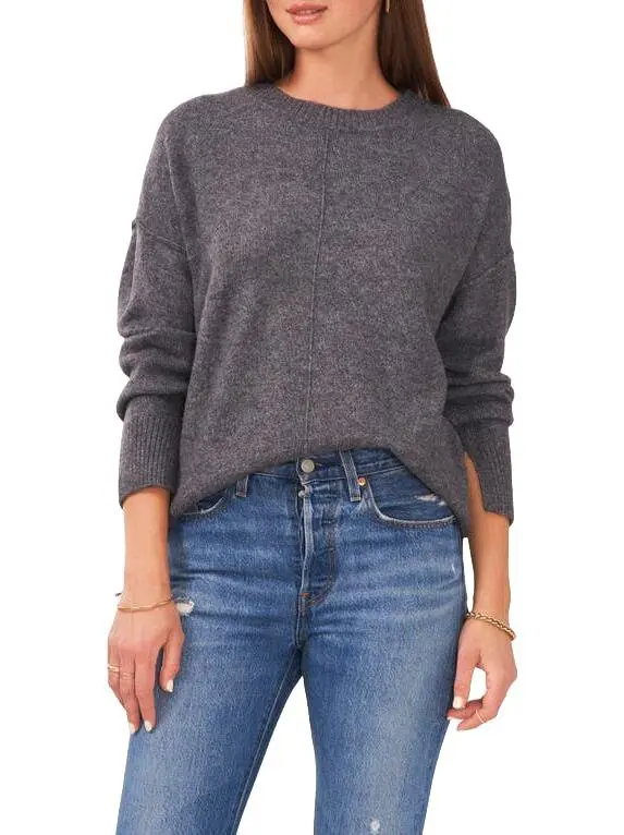 Vince Camuto Crewneck Sweater - Med Heather Grey