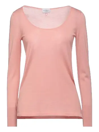 FERRAGAMO Virgin Wool Sweater - Pink
