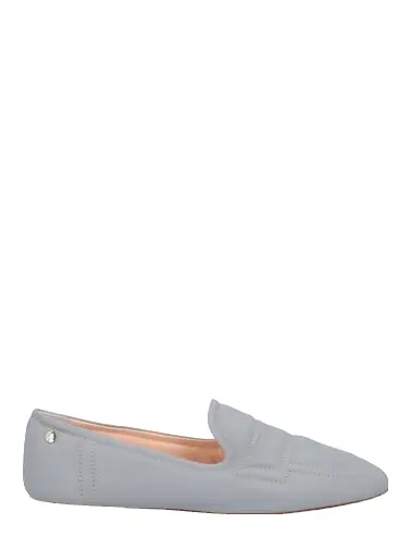 Agl Soft Leather Loafers - Grey