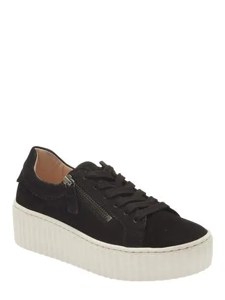 Gabor Platform Sneakers - Black