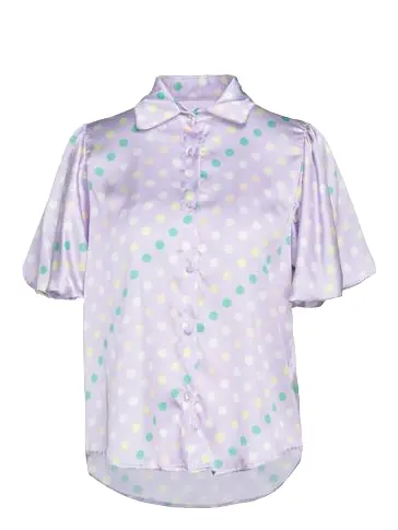 TOY G. Polka-dot Shirt - Purple