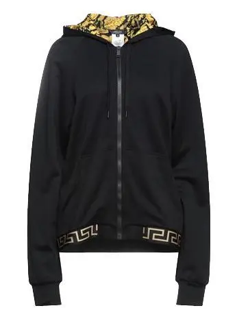 Versace Sweatshirt In Polyamide And Cotton - Black