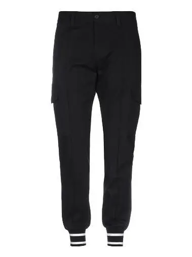 Dolce & Gabbana Gabardine Tapered Trousers - Black