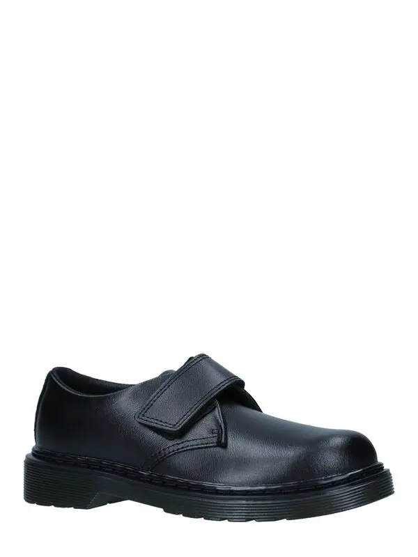Dr. Martens Leather School Shoes - Black