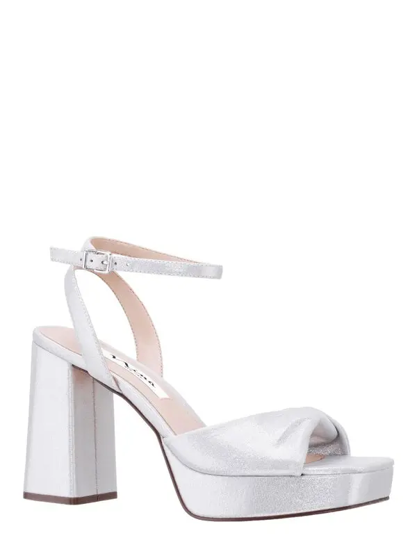 Nina Stacie Sandal - True Silver