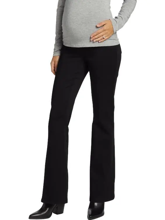 1822 Denim Better Butter Slim Bootcut Maternity Pants - Black