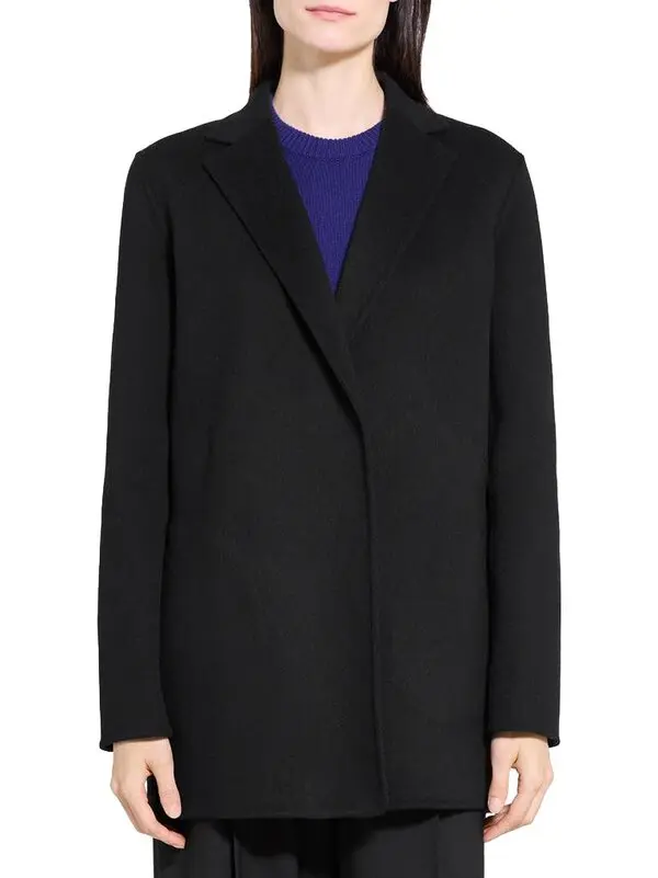 Theory Clairene Wool & Cashmere Jacket - Black - 001