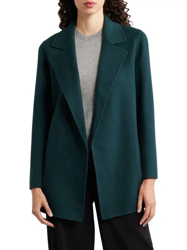 Theory Clairene Wool & Cashmere Jacket - Viridian
