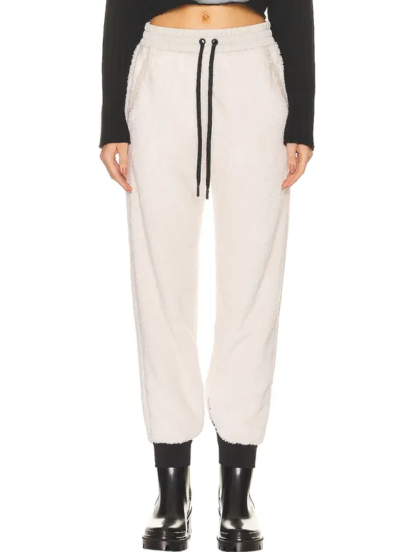 Moncler Fleece Sweatpants - White
