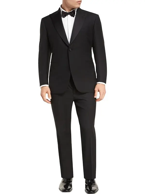 Brioni Two-piece Wool Tuxedo Suit - Black