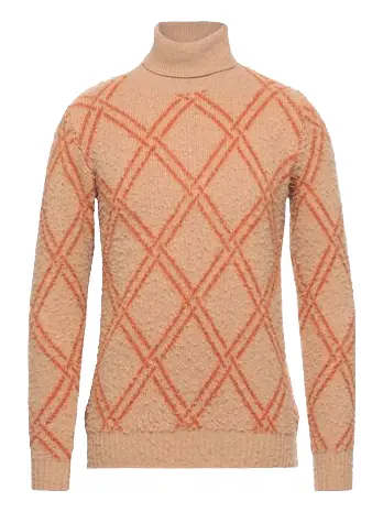 DANIELE ALESSANDRINI Turtleneck Sweater - Beige